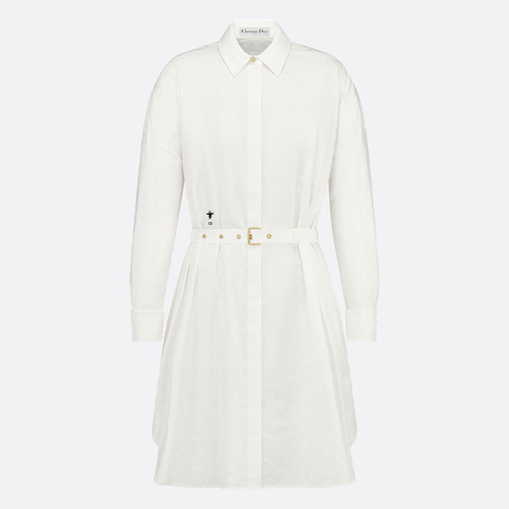 Dior Belted Macrocannage Shirtdress 511R45A3604_X0200 – BORDER-GARA