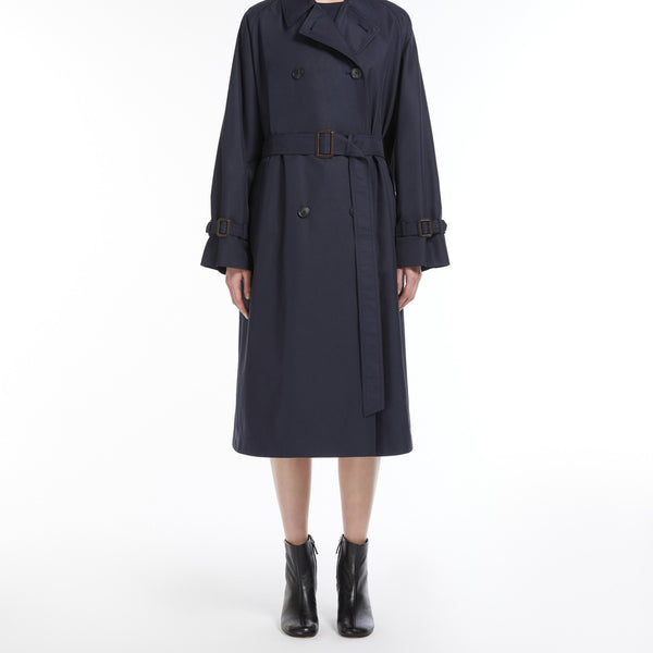 Max Mara Reversible trench coat in water-repellent gabardine ...