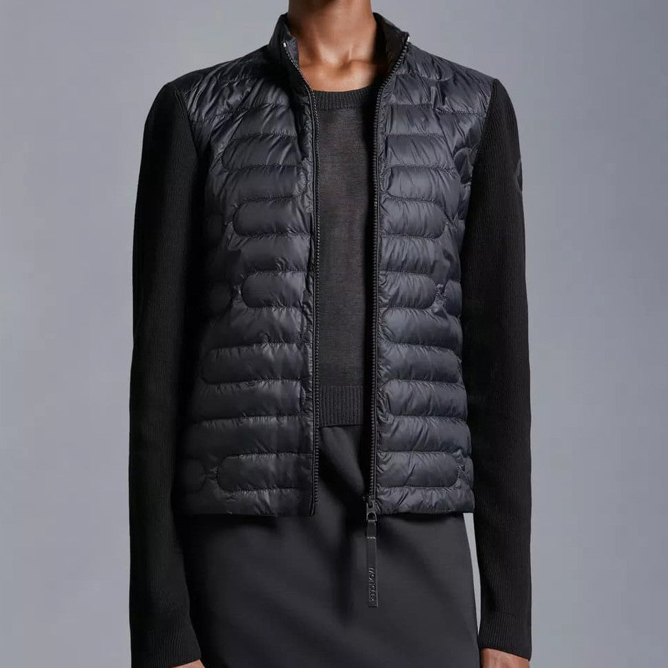 MONCLER PADDED COTTON ZIP-UP CARDIGAN J10939B00028M1367999 – BORDER-GARA