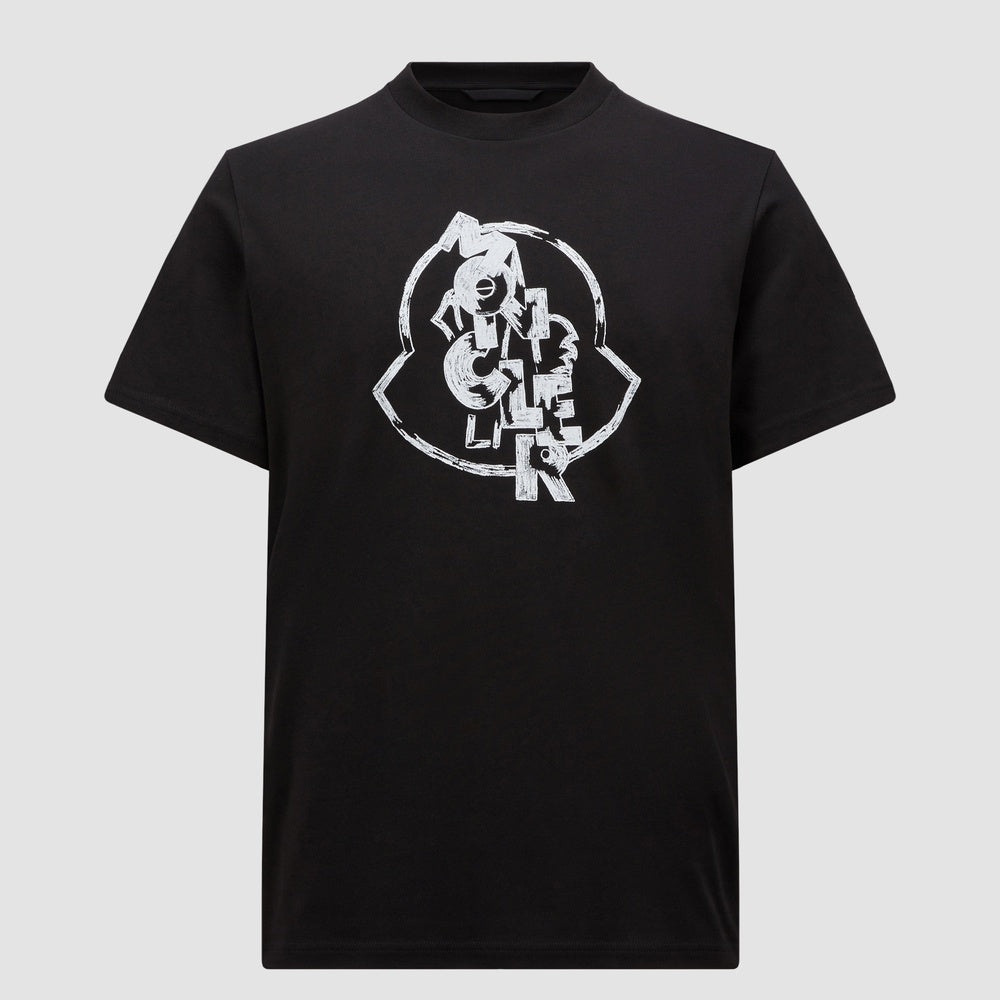 MONCLER LOGO MOTIF COTTON T-SHIRT J20918C0005389AJS998 – BORDER-GARA
