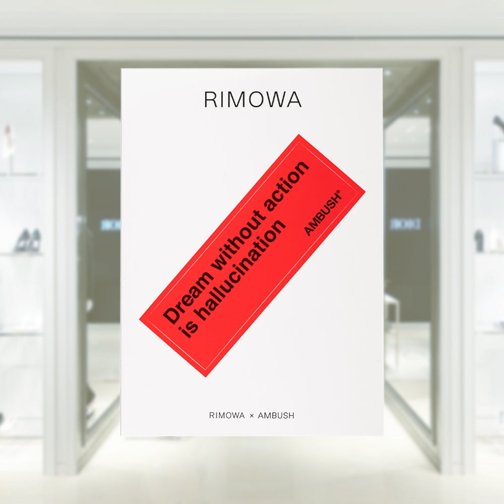 RIMOWA CUSTOMISATION - STICKERS Dream Without Action 50900280 – BORDER-GARA
