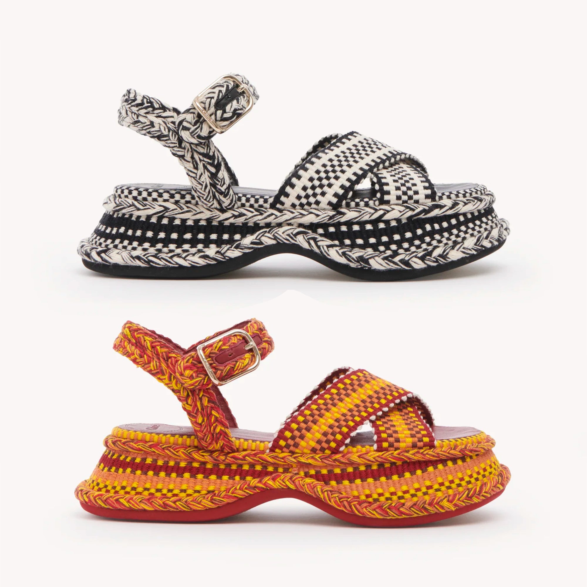 Chloe meril flat sandal CHC22A659AJ90K – BORDER-GARA