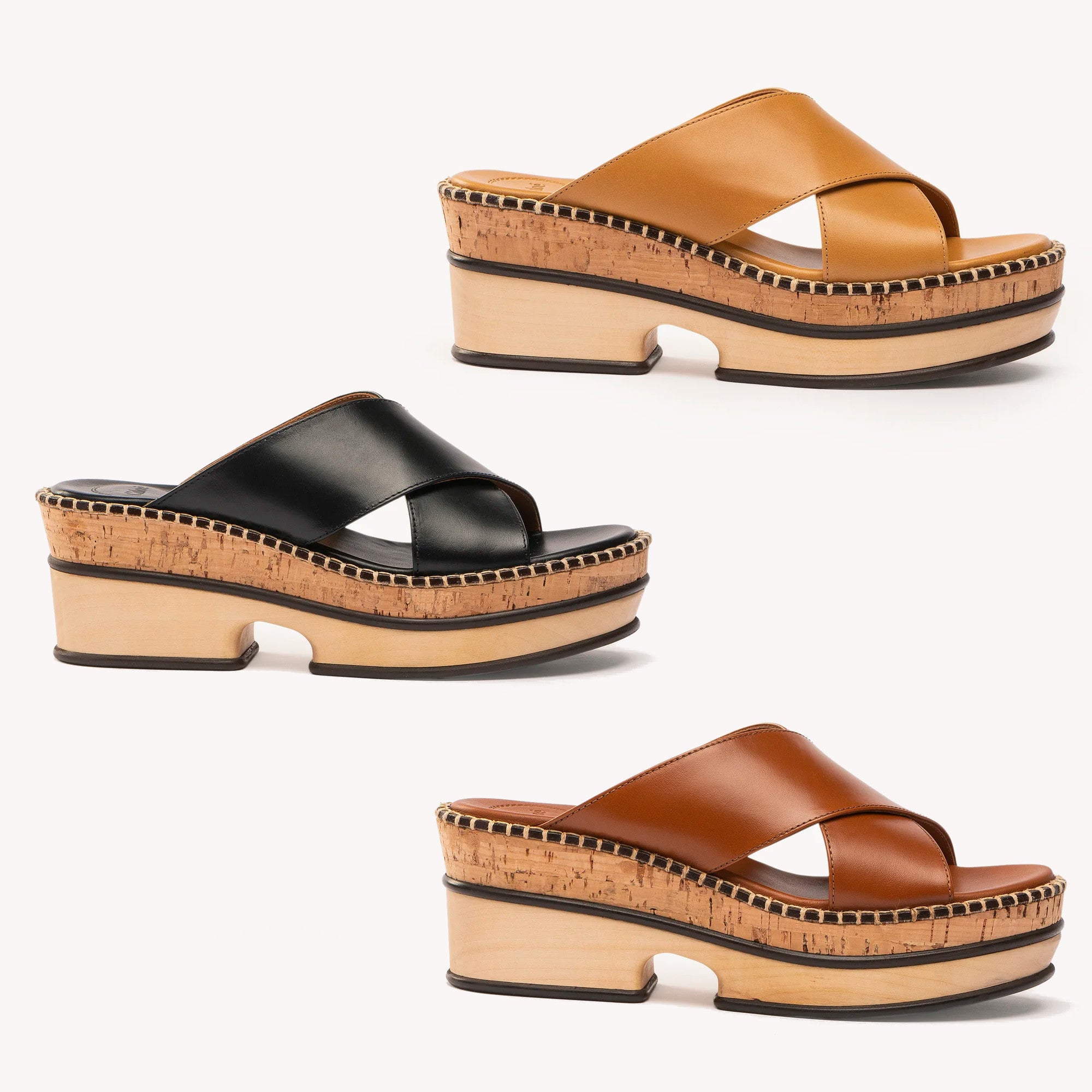 Chloe laia platform mule CHC22U612Y3219 – BORDER-GARA