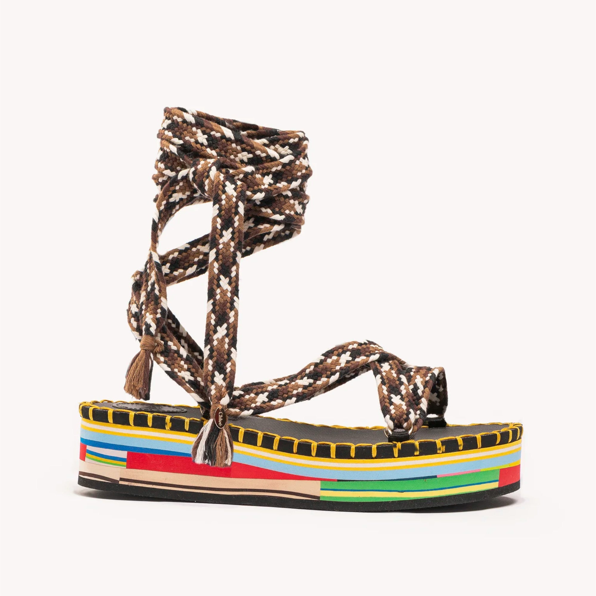 Chloe lou flat sandal CHC22U619Z19CA – BORDER-GARA