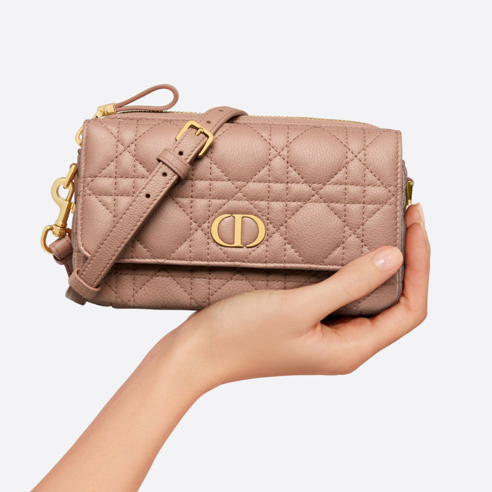 Dior DIOR CARO POUCH S5125UWHC_M50P – BORDER-GARA Dior DIOR CARO POUCH S5125UWHC_M50P – BORDER-GARA