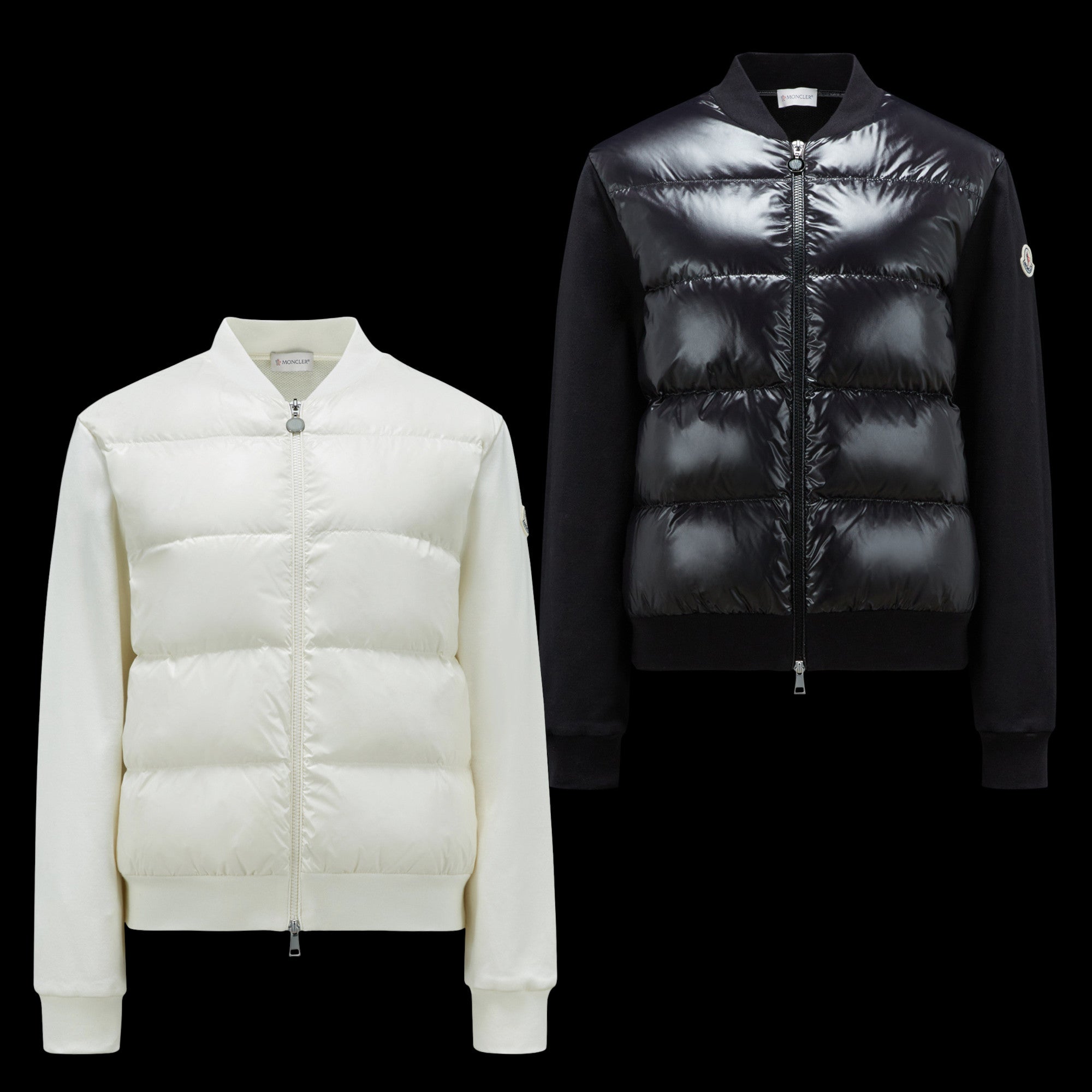 MONCLER Padded Zip-Up Sweatshirt I20938G0002989A2Y999 – BORDER-GARA