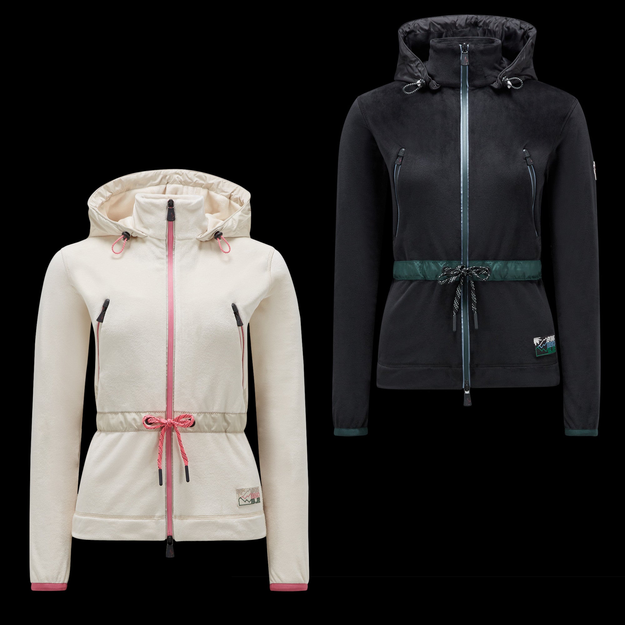 MONCLER Velour Zip-Up Hoodie I20988G0000189A0M035 – BORDER-GARA