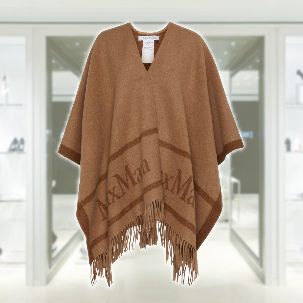 Max Mara Hilde logo poncho MAX6XDU8BEIZZZZZ00 – BORDER-GARA