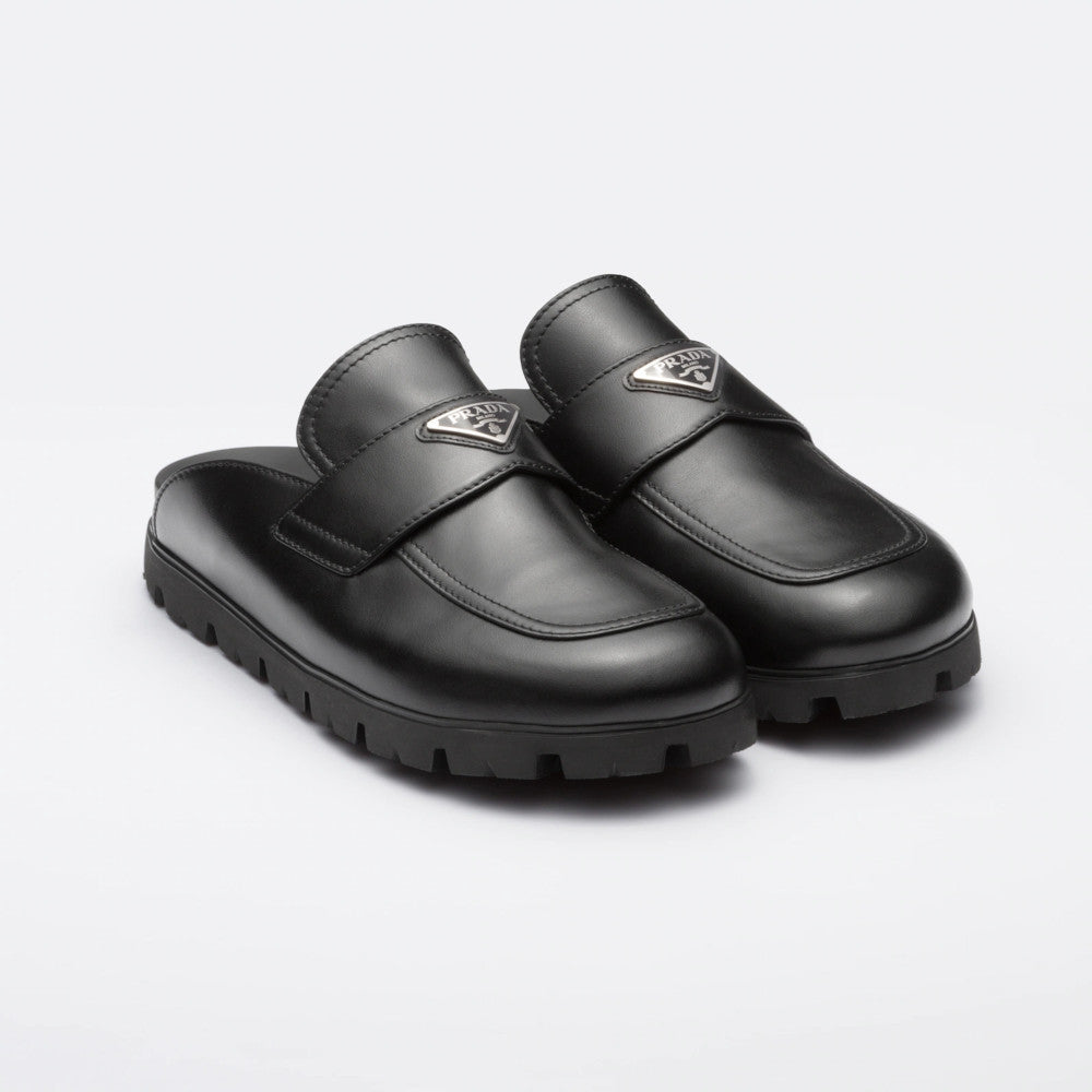 PRADA Leather sabots – BORDER-GARA
