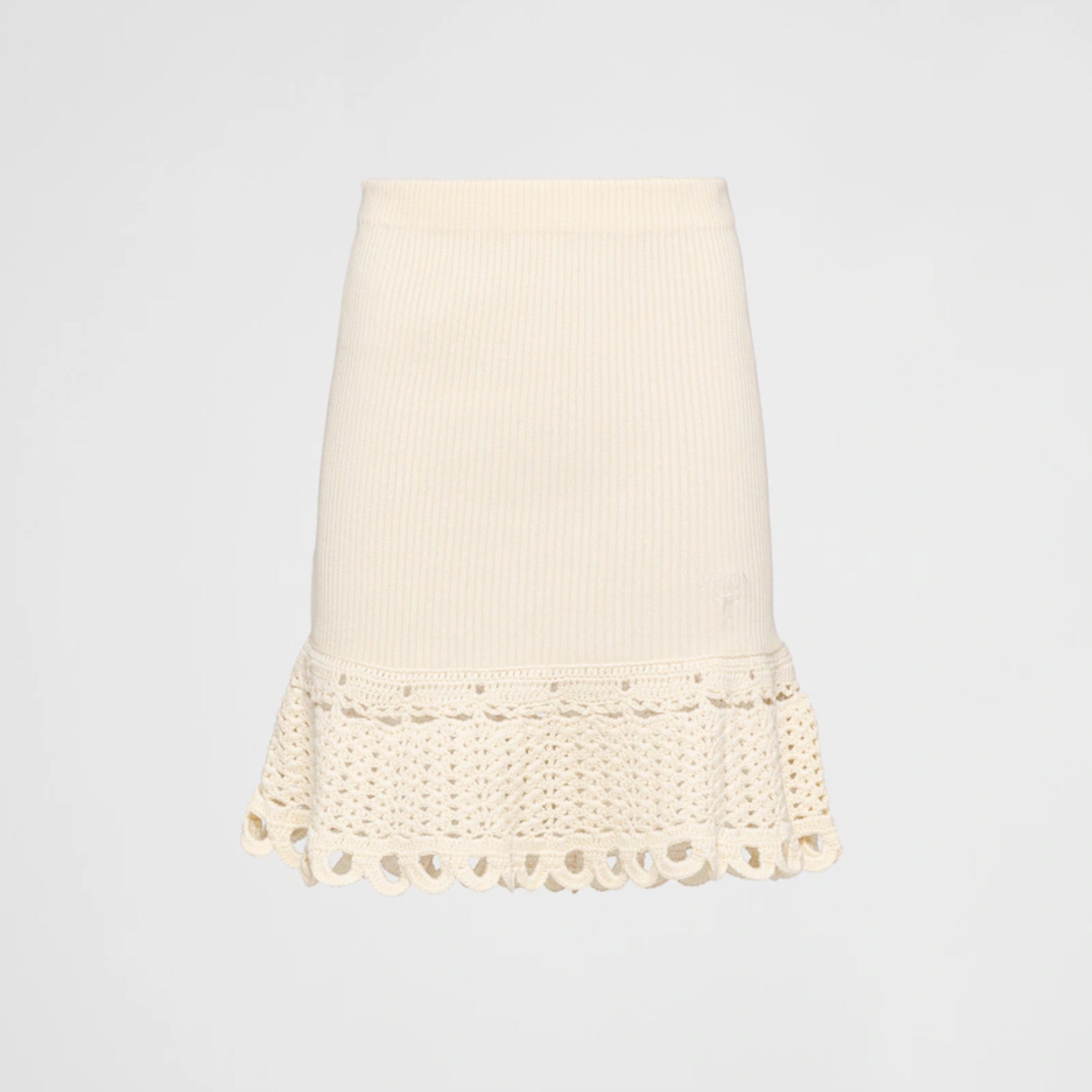 PRADA Knit cotton skirt 21404_11OO_F0304_S_222 – BORDER-GARA