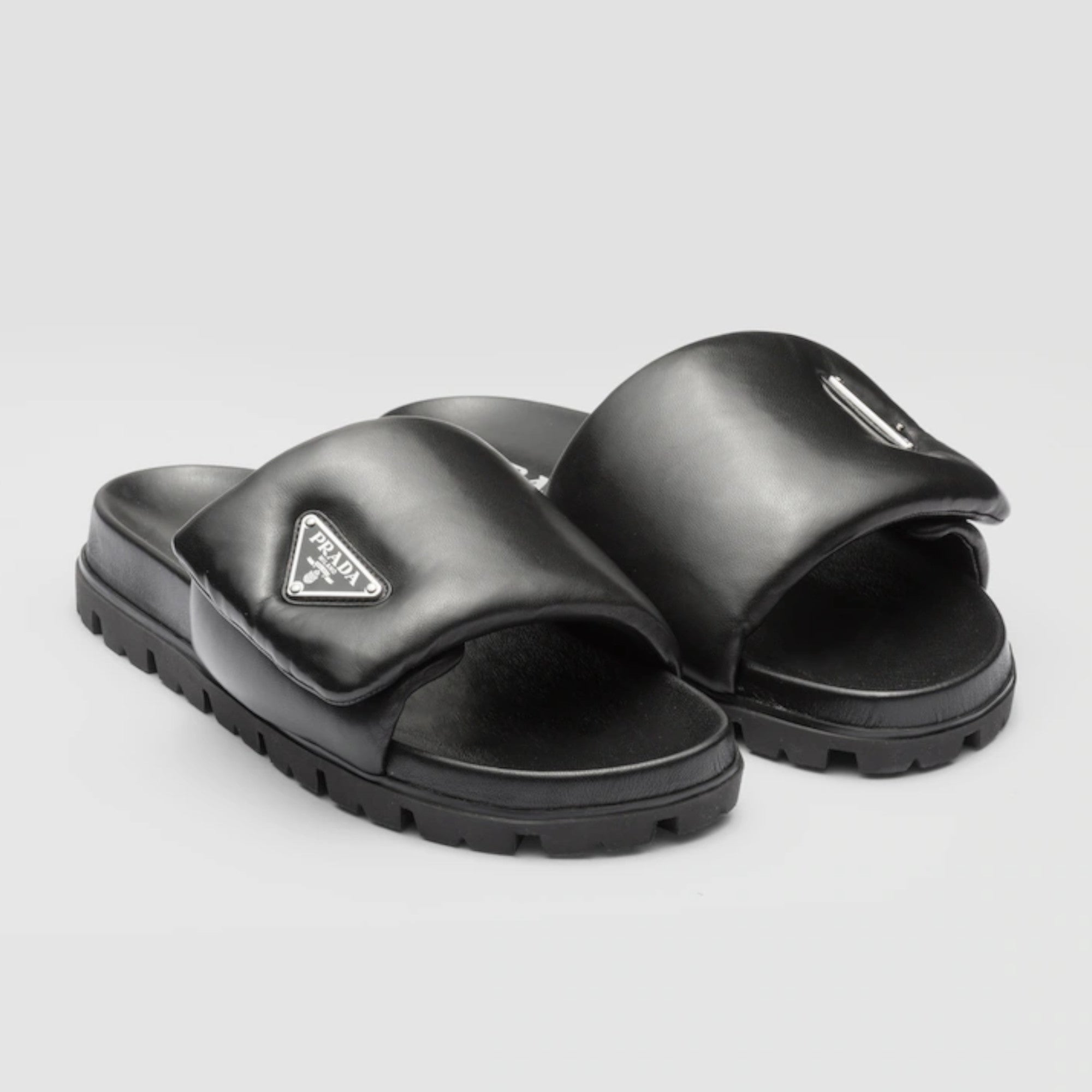 PRADA Soft padded nappa leather slides 1XX648_2DL8_F0002_F_020 – BORDER ...