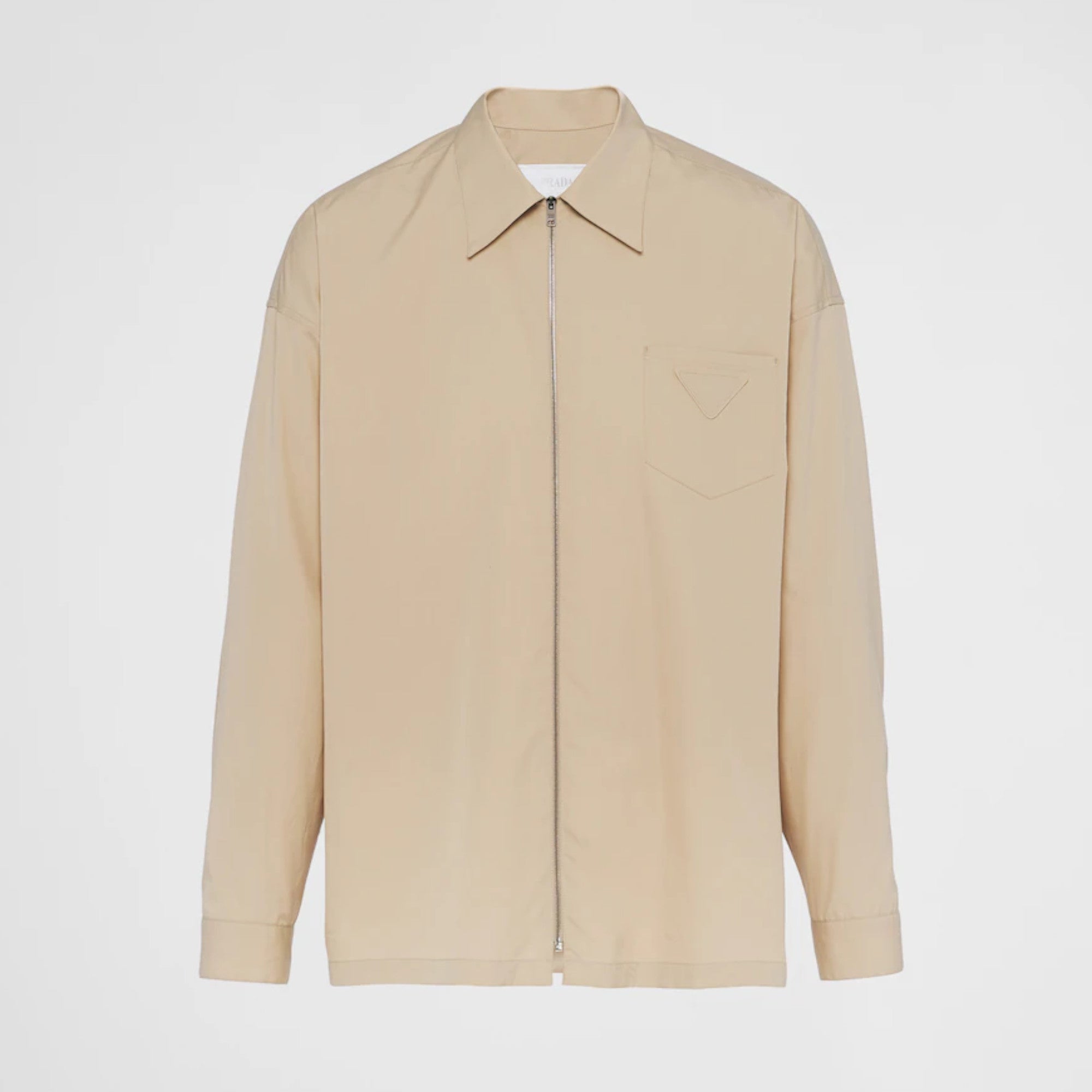 PRADA Cotton shirt with zipper SC652_10HY_F0065_S_222 – BORDER-GARA